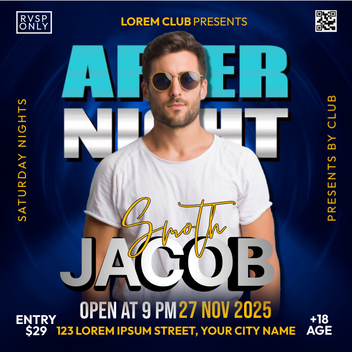 After Night Party Ads Template | PosterMyWall