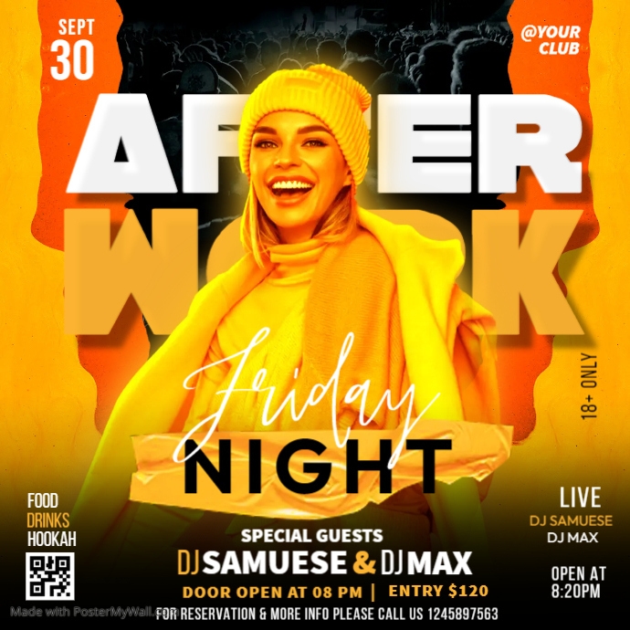 After Night Party Template | PosterMyWall