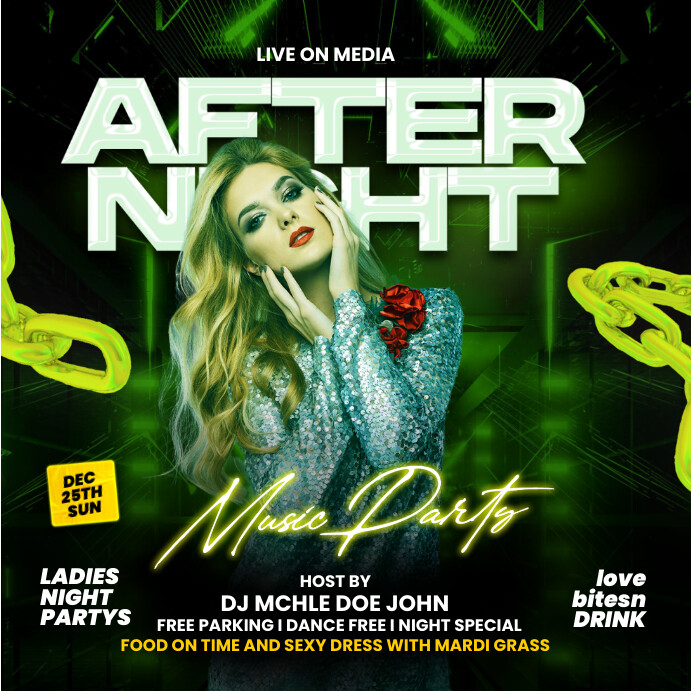 after night party Template | PosterMyWall
