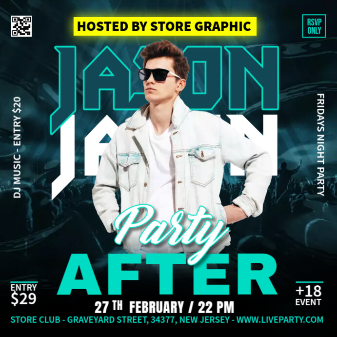After Party Ads Template | PosterMyWall