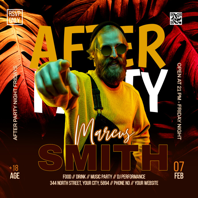 Copy of After Party Ads | PosterMyWall