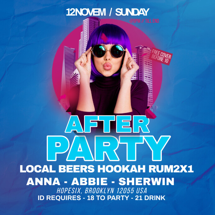 After Party Ads Template | PosterMyWall