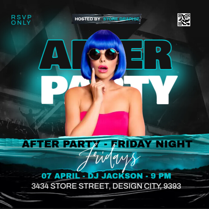 After Party Ads Template | PosterMyWall