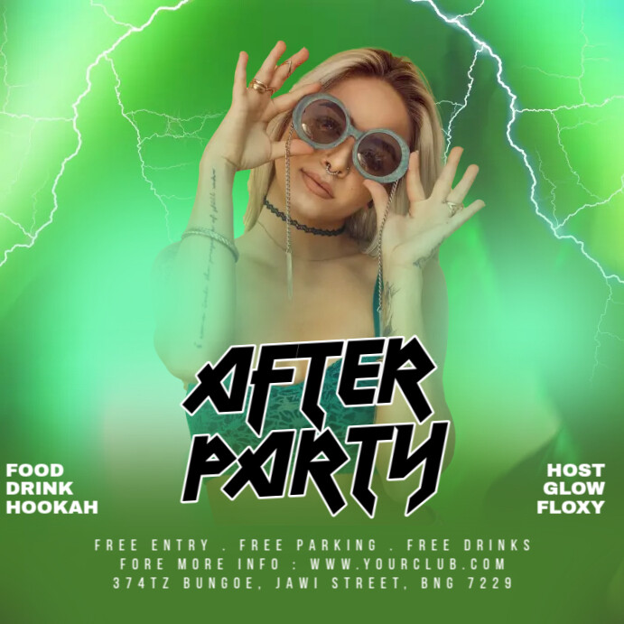 After Party Flyers Template | PosterMyWall