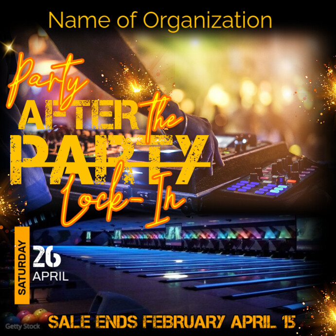 Copy of After Party/Lock-In | PosterMyWall