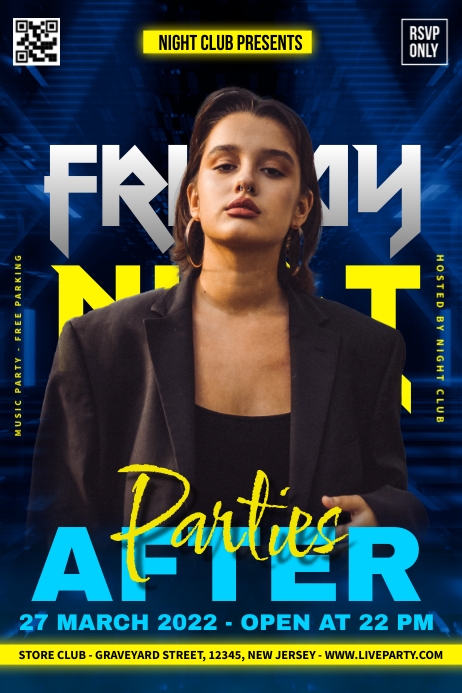 Copy of After Party Template Poster | PosterMyWall