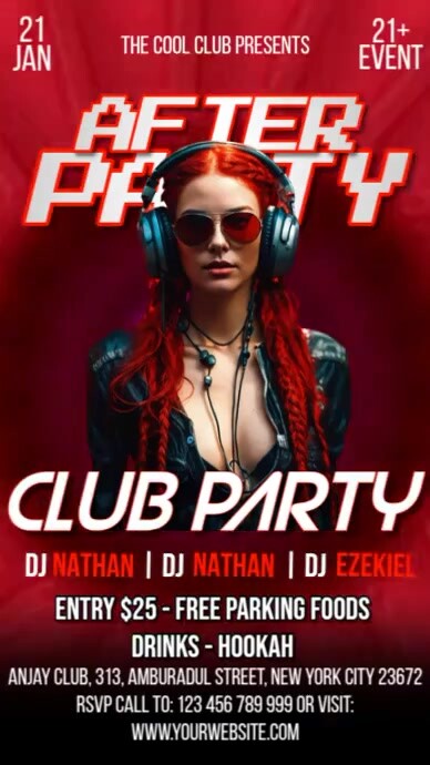 After Party Video Template | PosterMyWall