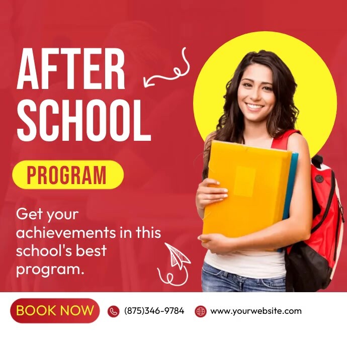After School Program Template | PosterMyWall