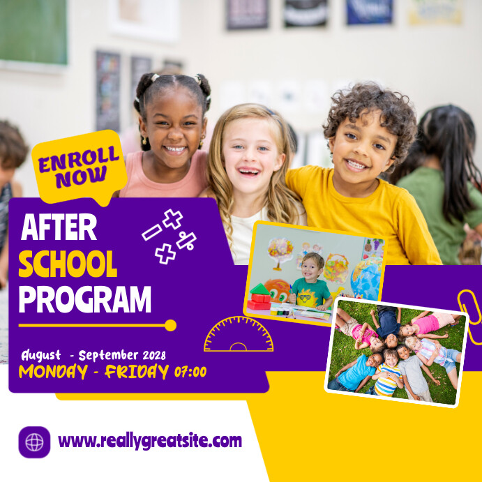 AFTER SCHOOL PROGRAM Template | PosterMyWall