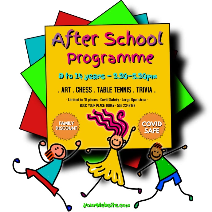 After School Programme Template | PosterMyWall