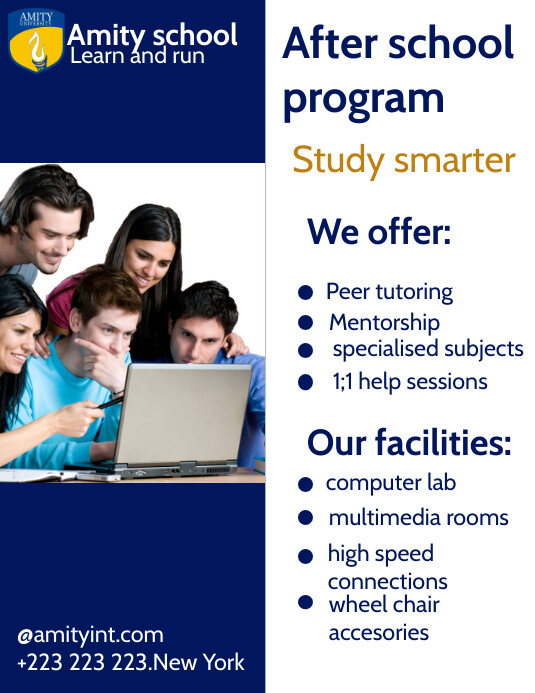 after school programme Template | PosterMyWall