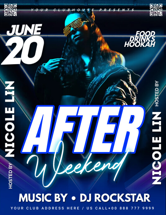 Copy of AFTER WEEKEND PARTY | PosterMyWall