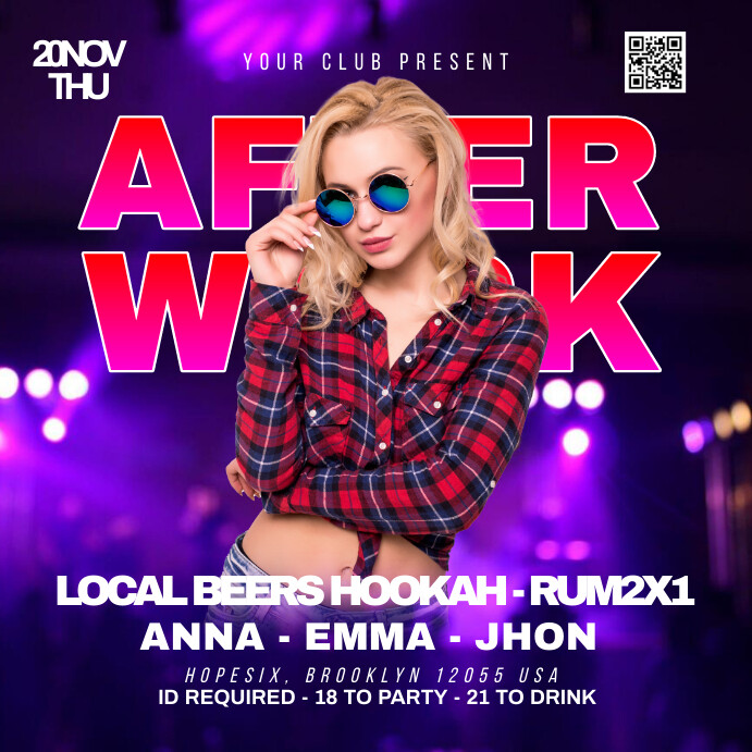 After Work Ads Template | PosterMyWall