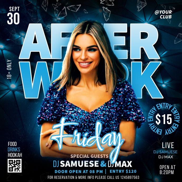 After Work Ads Template | PosterMyWall