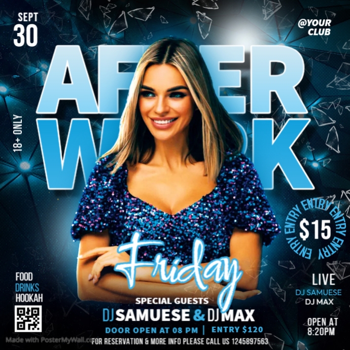 After Work Ads Template | PosterMyWall