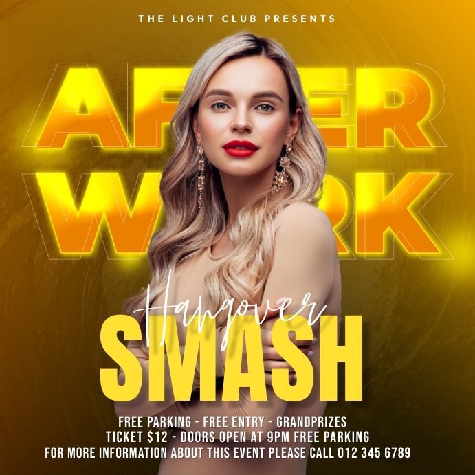 After Work Club Template | PosterMyWall