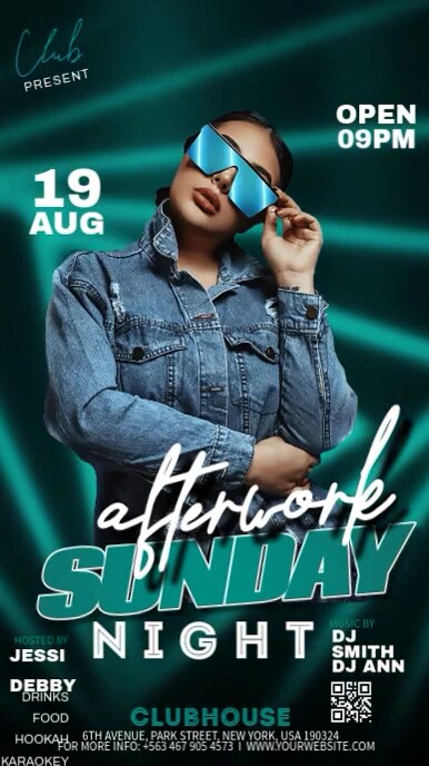 After Work Club Party Template | PosterMyWall