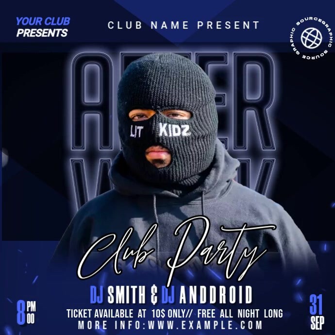 Plantilla de After Work Club Party Video Ads | PosterMyWall