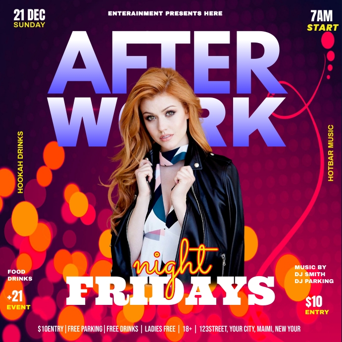Copy of After Work | PosterMyWall