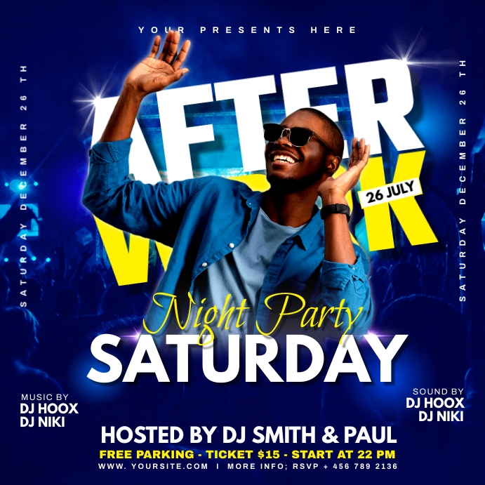 AFTER WORK Template | PosterMyWall