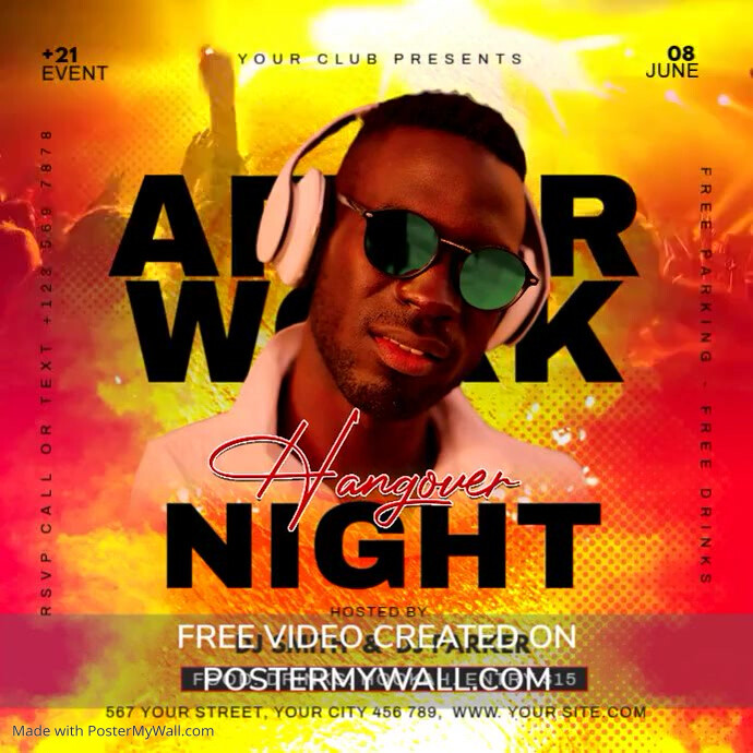 AFTER WORK Template | PosterMyWall