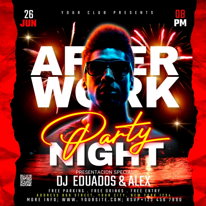 AFTER WORK Template | PosterMyWall