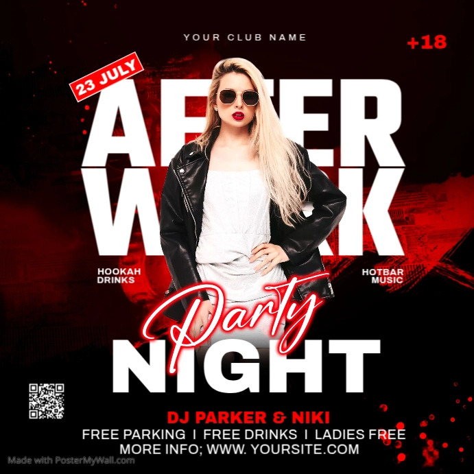 AFTER WORK Template | PosterMyWall