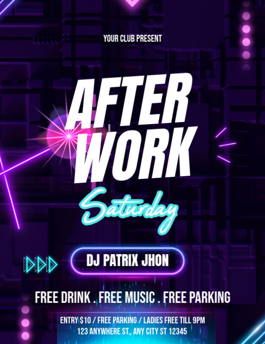 after work Template | PosterMyWall