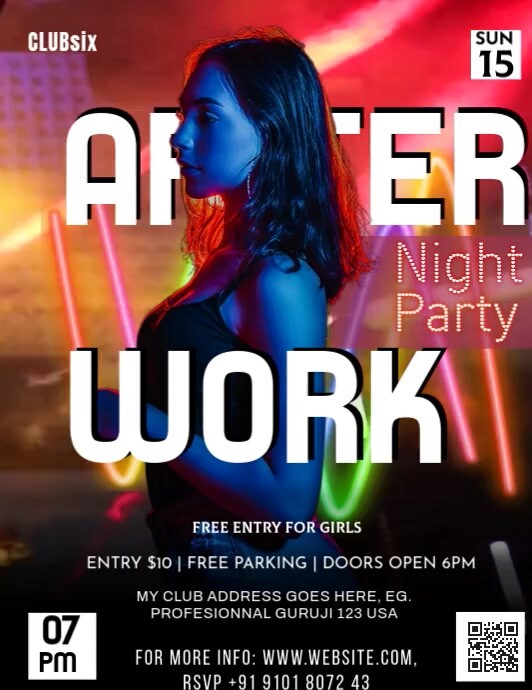 After Work Template | PosterMyWall