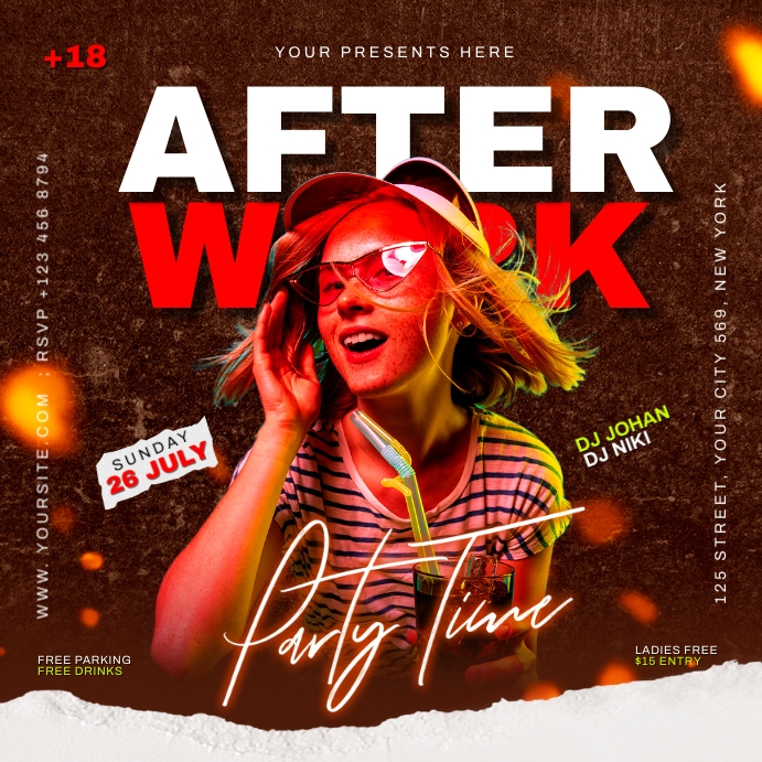 AFTER WORK Template | PosterMyWall