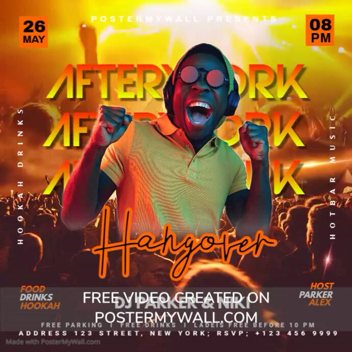 AFTER WORK Template | PosterMyWall