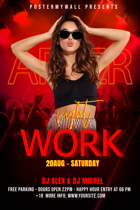 AFTER WORK Template | PosterMyWall