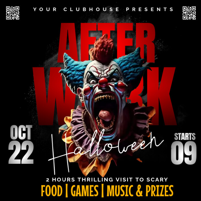 AFTER WORK Template | PosterMyWall