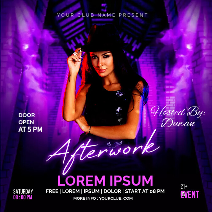 After Work Template | PosterMyWall