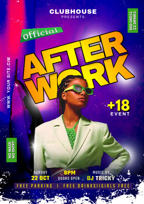 AFTER WORK Template | PosterMyWall