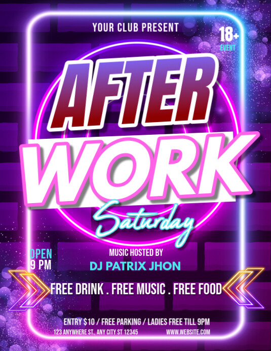 after work Template | PosterMyWall