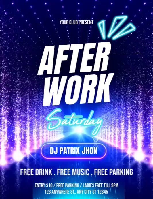 after work Template | PosterMyWall