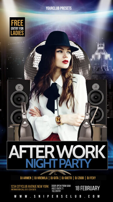 After Work Event Party Template (1) | PosterMyWall