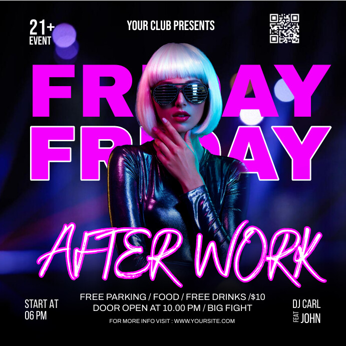 Copy of After Work Friday Ads | PosterMyWall