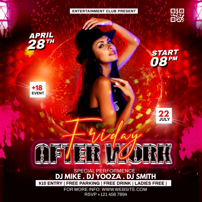 Copy of AFTER WORK FRIDAY | PosterMyWall