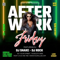 After Work Friday Template | PosterMyWall