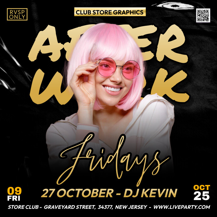 After Work Friday Template | PosterMyWall