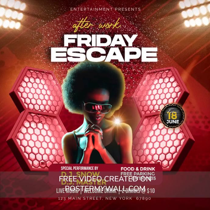 After Work Friday Escape | PosterMyWall