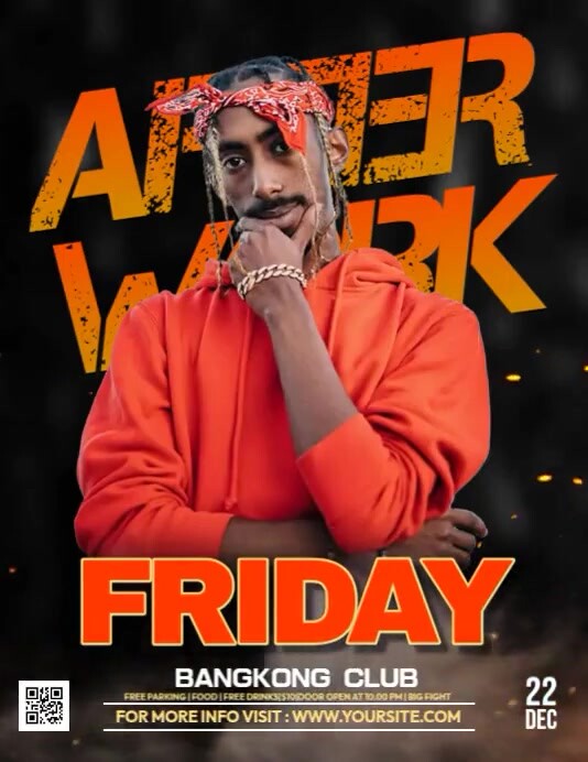 Plantilla de After Work Friday Night | PosterMyWall