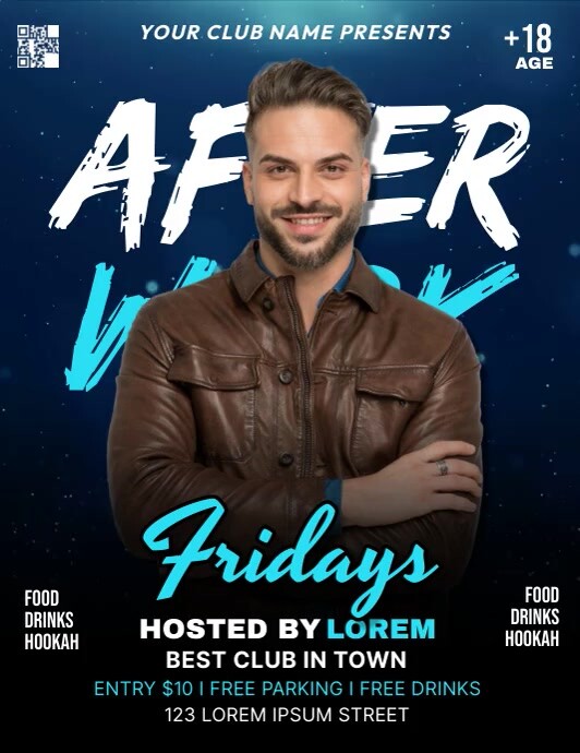 After Work Friday Night Template | PosterMyWall