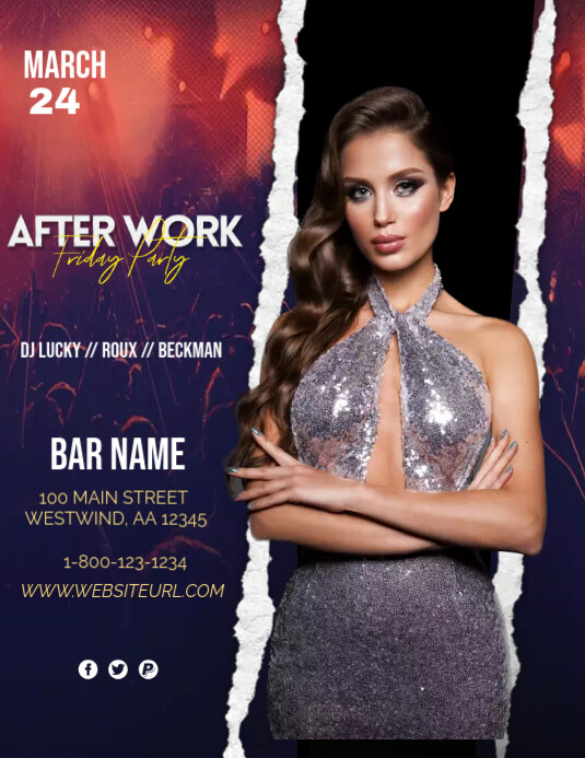 After Work Friday Party Template | PosterMyWall