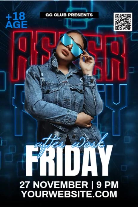 After Work Friday Video Template | PosterMyWall