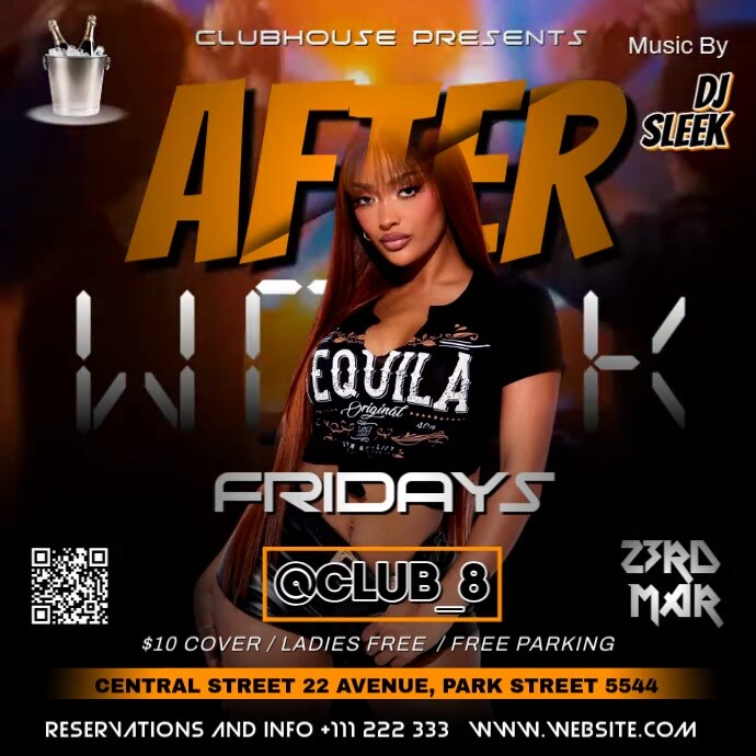 AFTER WORK FRIDAYS PARTY FLYER TEMPLATE | PosterMyWall