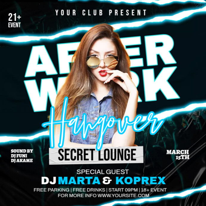 After Work Hangover Ads Template | PosterMyWall