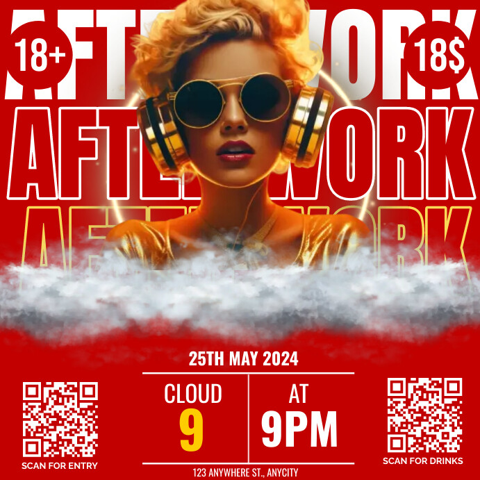 After Work Instagram Post Template | PosterMyWall